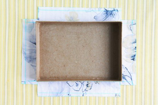DIY: 'That's a Wrap' Fabric Covered Boxes