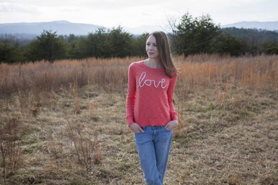 DIY Sweater with Words