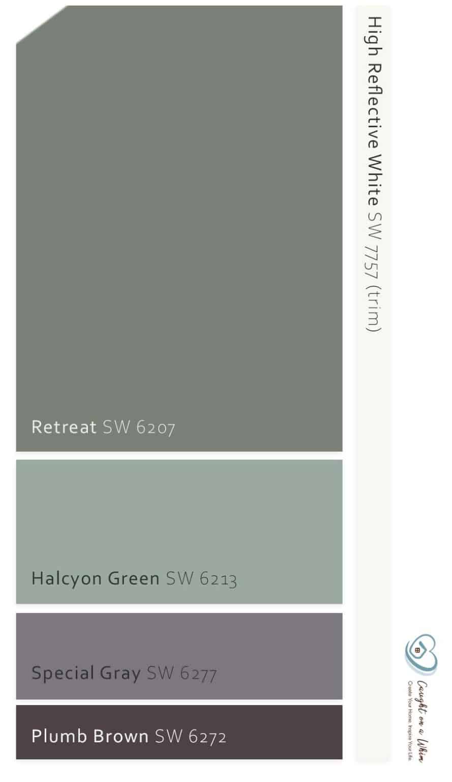 Sherwin Williams Retreat SW 6207 - A Tranquil Sage Green for the Soul