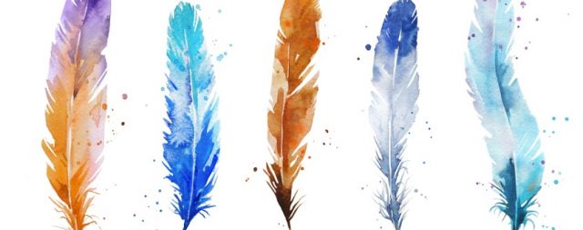 25+ Watercolor Feather Painting Ideas + How-to Tutorial